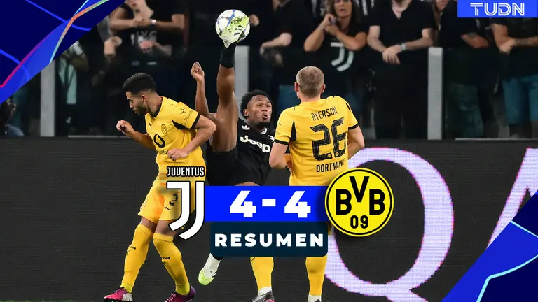 Resumen: ¡8 goles en 45 minutos! Juventus y Borussia Dortmund, el mejor ...