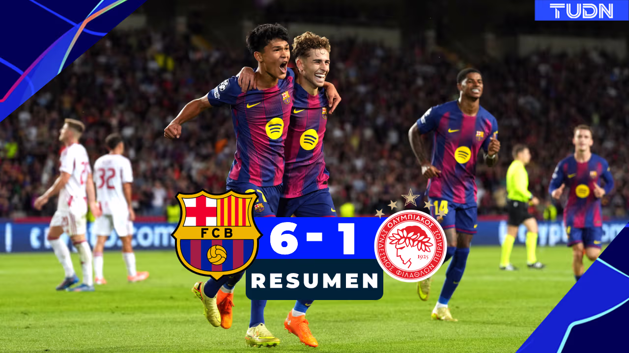 El Barcelona golea 6-1 a Olympiacos en Champions League previo al ...
