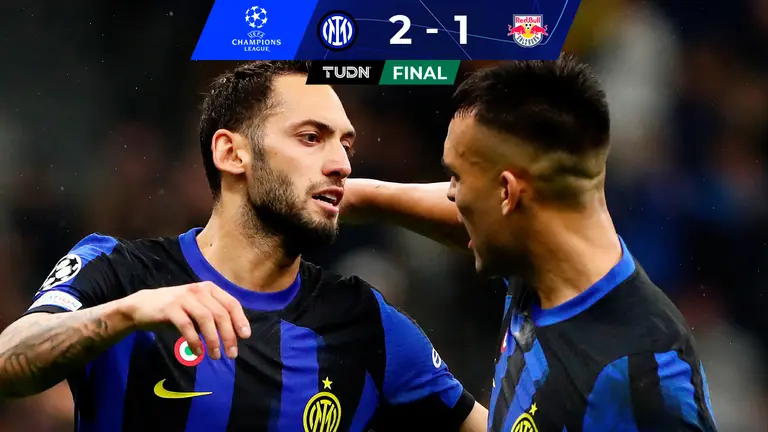 Resumen | Inter saca un triunfo de oro en casa ante Salzburg | TUDN ...