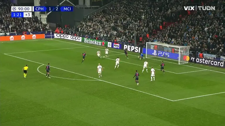 ¡TIRO ATAJADO! disparo por Erling Haaland. | TUDN UEFA Champions League ...