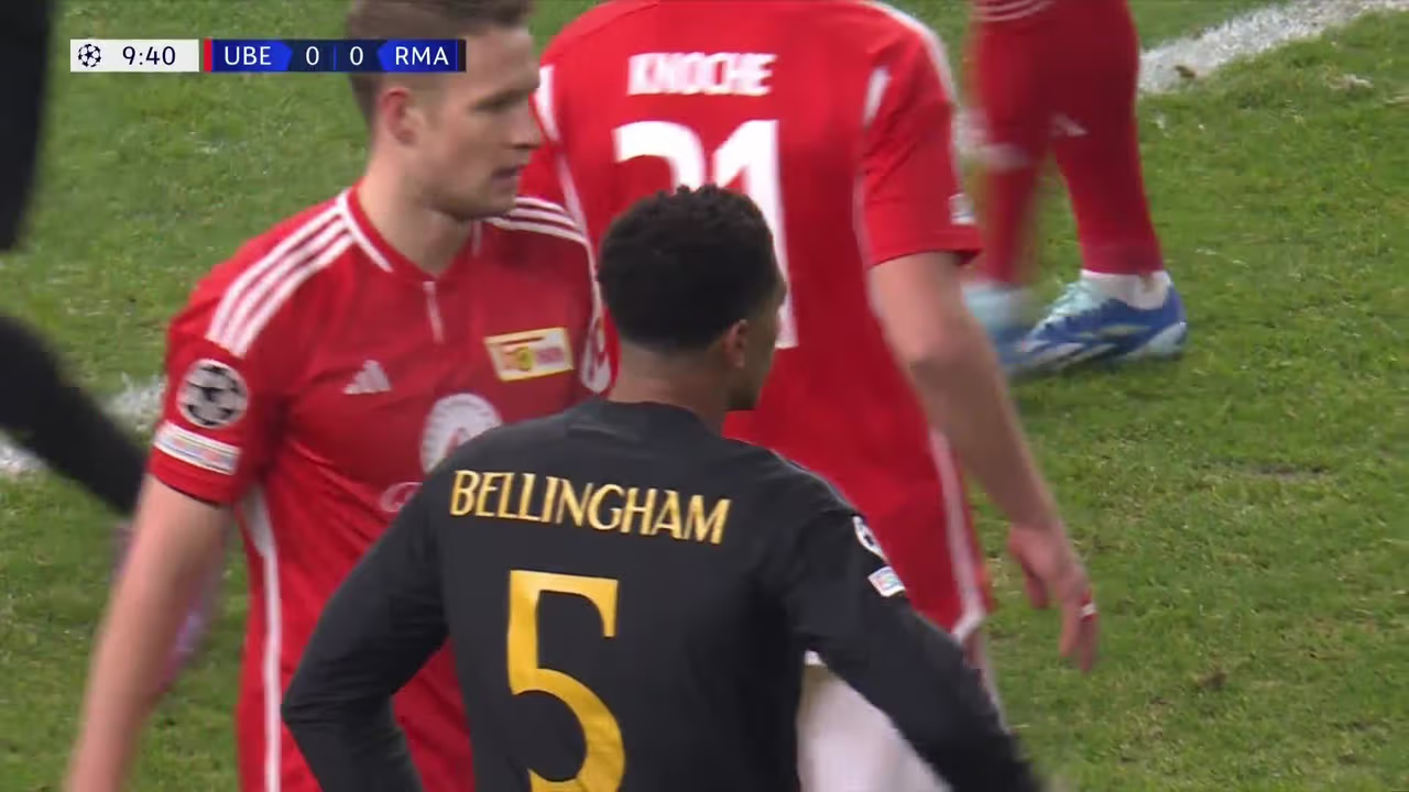 ¡TIRO ATAJADO! disparo por Jude Bellingham. | TUDN UEFA Champions ...