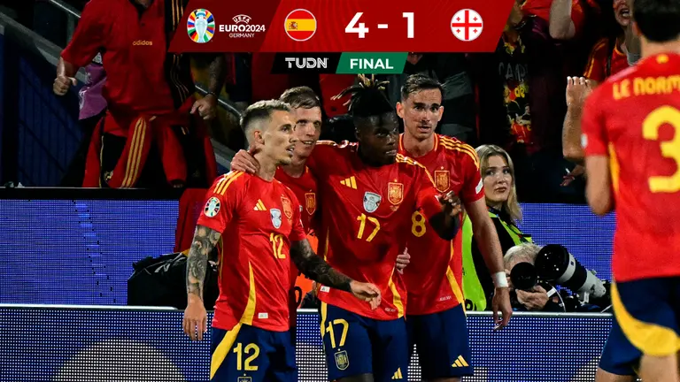 ¡Qué Furia Roja! España golea a Georgia para medirse a Alemania en ...