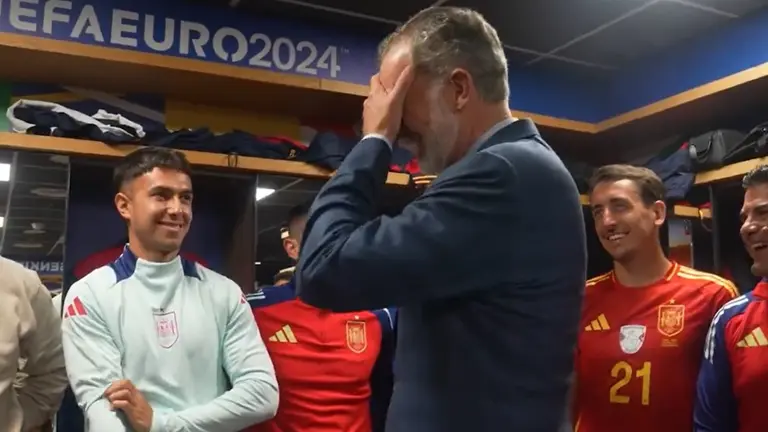 Rey de España queda sorprendido con Lamine Yamal | TUDN UEFA Euro 2024 ...
