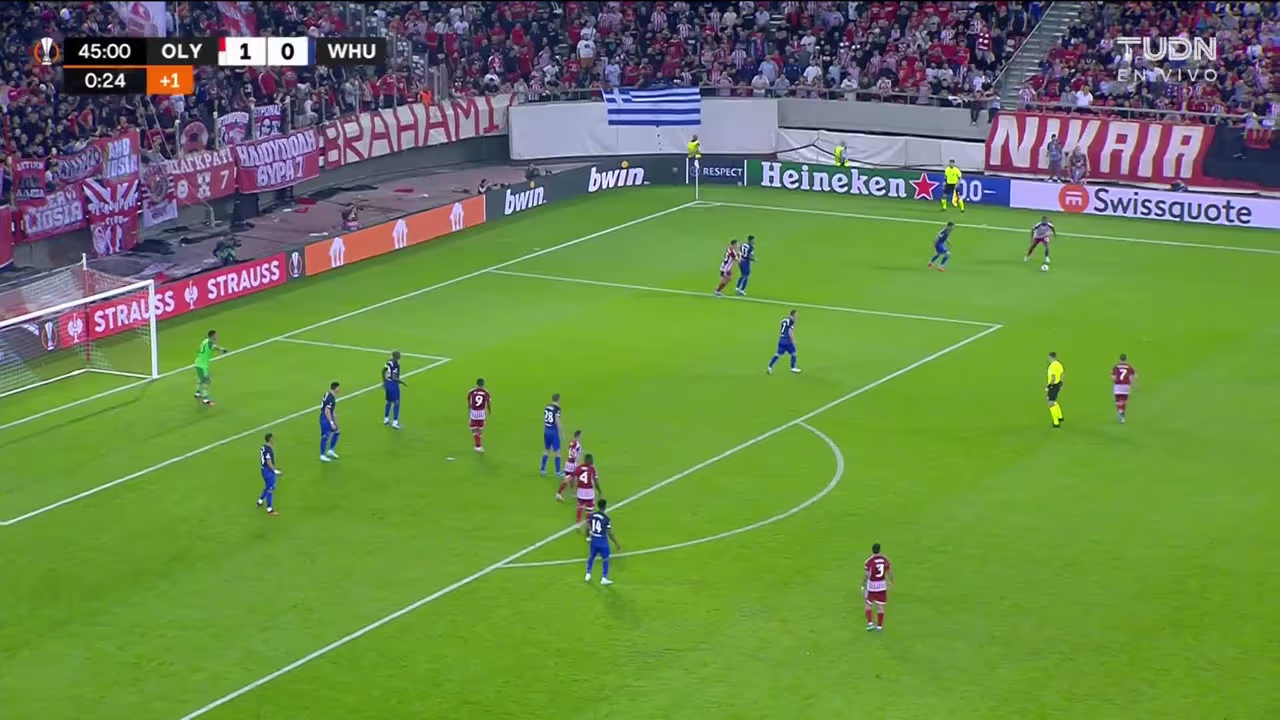 ¡AUTOGOL! de Angelo Ogbonna para Olympiakos. | TUDN UEFA Europa League ...