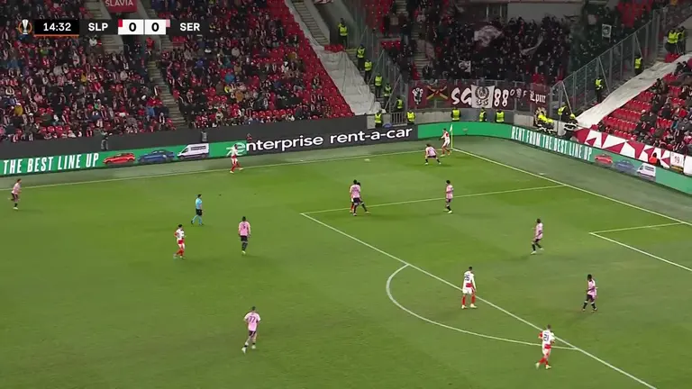 ¡GOL! anota para Slavia Prague. David Doudera | TUDN UEFA Europa League ...