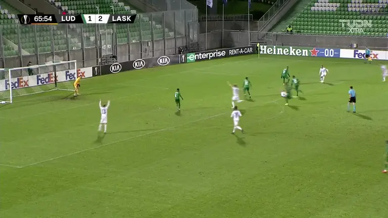 ¡GOOOL! Mads Emil Madsen anota para LASK. | TUDN UEFA Europa League | TUDN