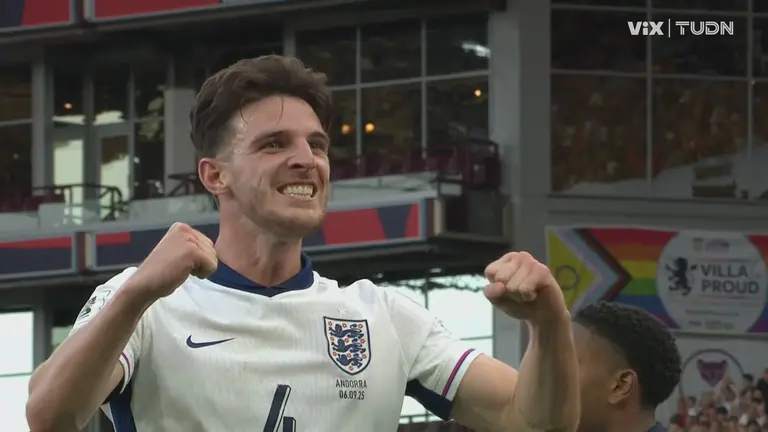 ¡Rice marcó el 2-0! Inglaterra amplía la ventaja sobre Andorra | TUDN ...