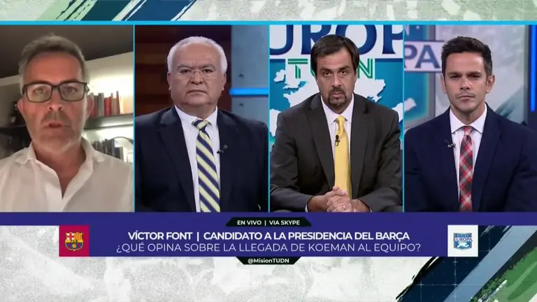 Víctor Font quiere a Xavi en el banquillo del Barcelona | TUDN Fútbol ...