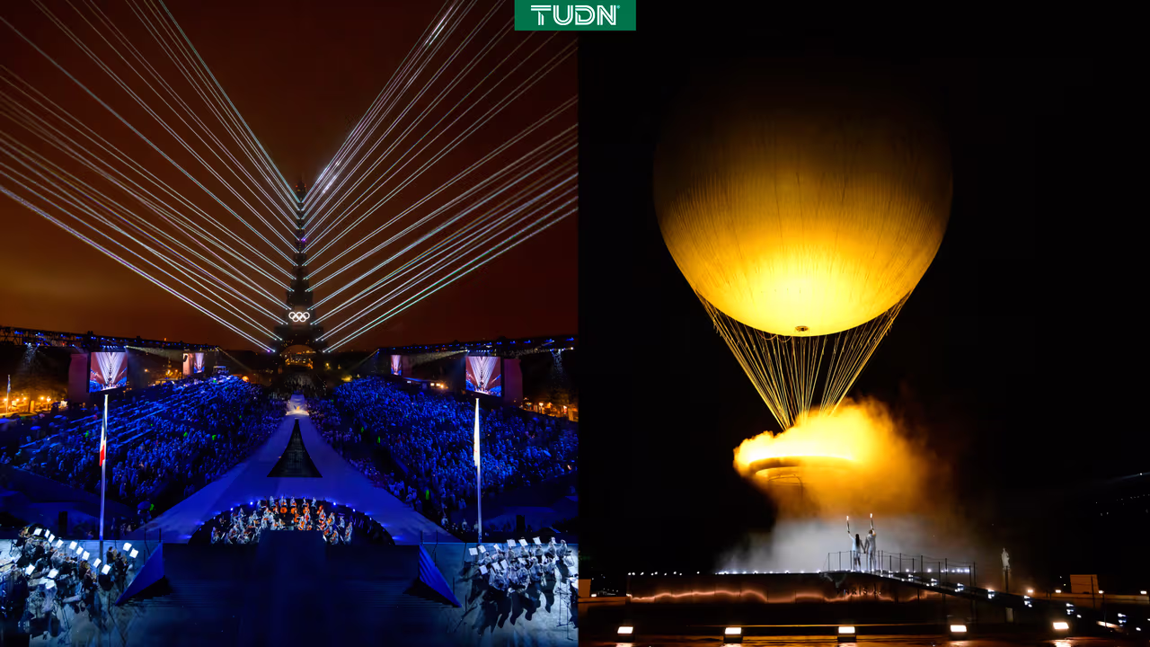 ¡Espectacular! Se enciende pebetero aéreo en Paris 2024 | TUDN Juegos ...