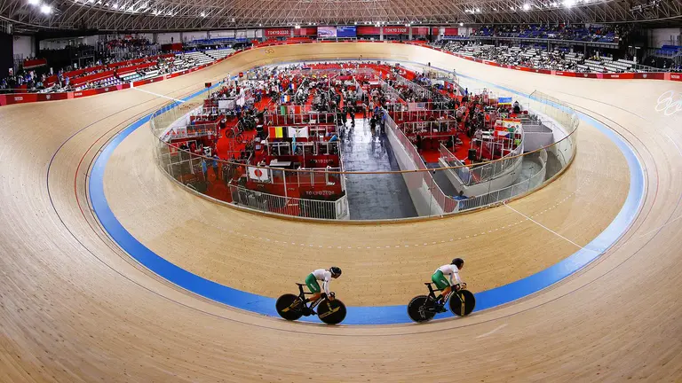 Gaxiola y Verdugo, en sexto lugar de velocidad por equipos en el ciclismo de pista. | TUDN ...