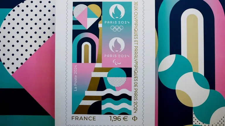 Dan a conocer el timbre postal oficial de los Juegos Olímpicos Paris ...