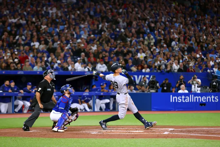 Aaron Judge conecta home run 61 con Yankees y hace historia en la Liga Americana empata roger ...