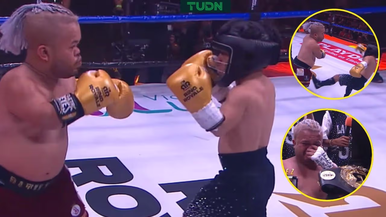 Bull Terrier derrota a Abelito en su combate de Ring Royale 2026 | TUDN ...