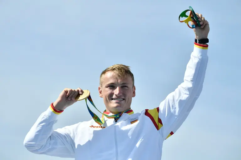 El español Marcus Cooper Walz ganó el oro en kayak 1000 metros ...