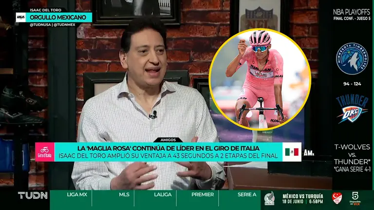 Enrique Burak elogia hazaña de Isaac del Toro en Giro de Italia: "No ...