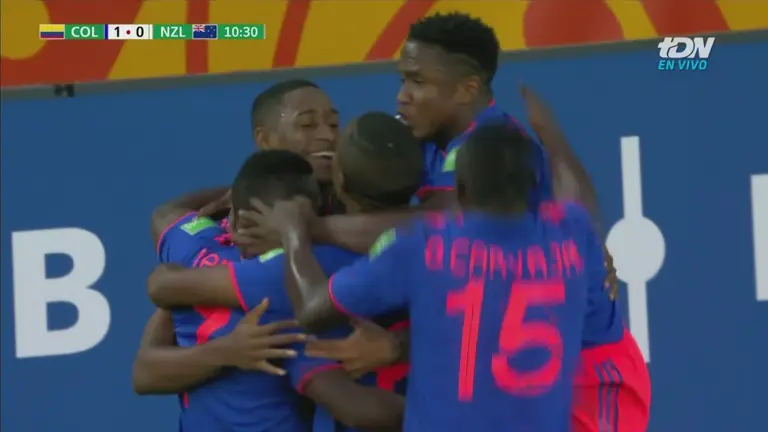 Gol Andrés Reyes, Colombia 1-0 Nueva Zelandaa, Mundial Sub 20 | TUDN ...