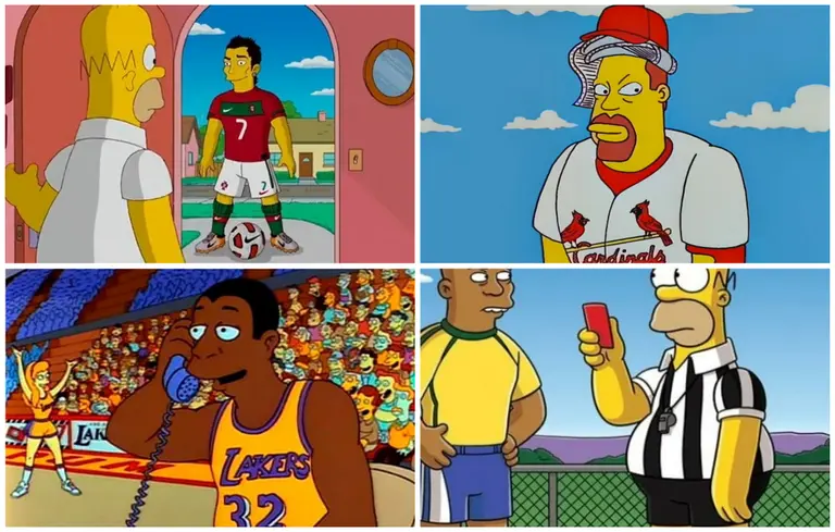 Grandes estrellas del deporte que han aparecido en Los Simpsons | TUDN ...