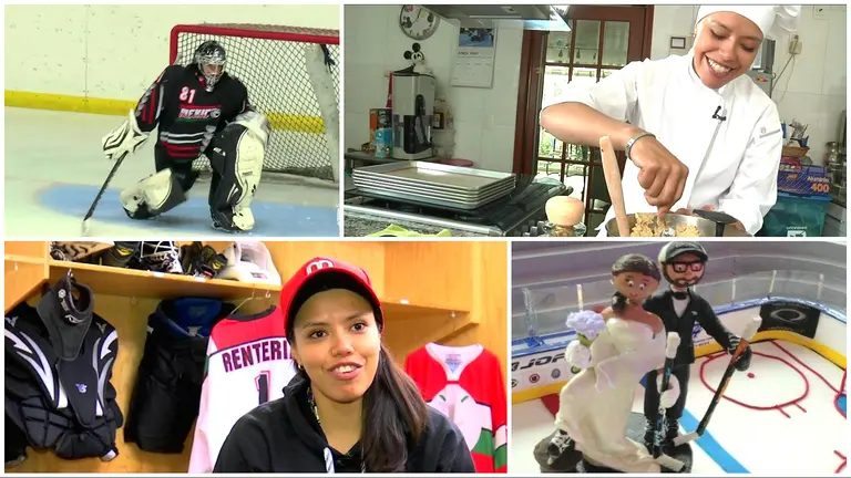 La doble vida de Mónica Rentería: gran portera de hockey y especialista ...