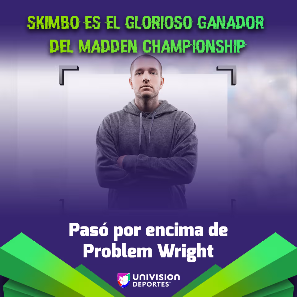 Skimbo se lleva los 100,000 dólares del Madden Championship | TUDN Más ...