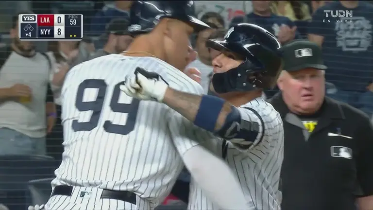 ¡A la calle! Gleyber Torres conecta cañonazo para los Yankees ante los Angels | TUDN MLB | TUDN
