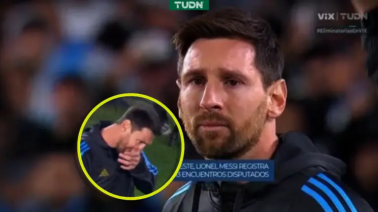 Lionel Messi llora en su último partido oficial en Argentina de ...