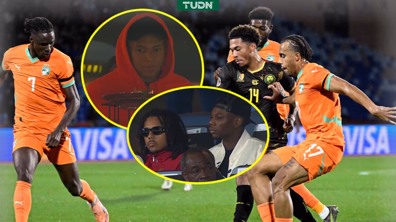 Mbappé asiste al Costa de Marfil vs. Camerún de la Copa Africana de ...