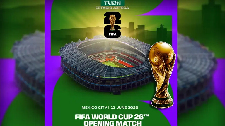 Estadio Azteca es elegido para albergar el partido de inauguración del Mundial 2026 | TUDN Copa ...