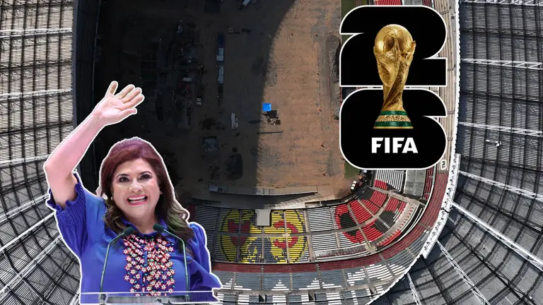 Clara Brugada revela fecha de reinauguración del Estadio Azteca (Banorte) para el Mundial 2026 ...