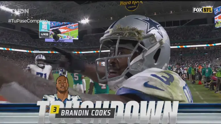 ¡Anotación de Cowboys! Cooks se queda con el envío | TUDN NFL | TUDN