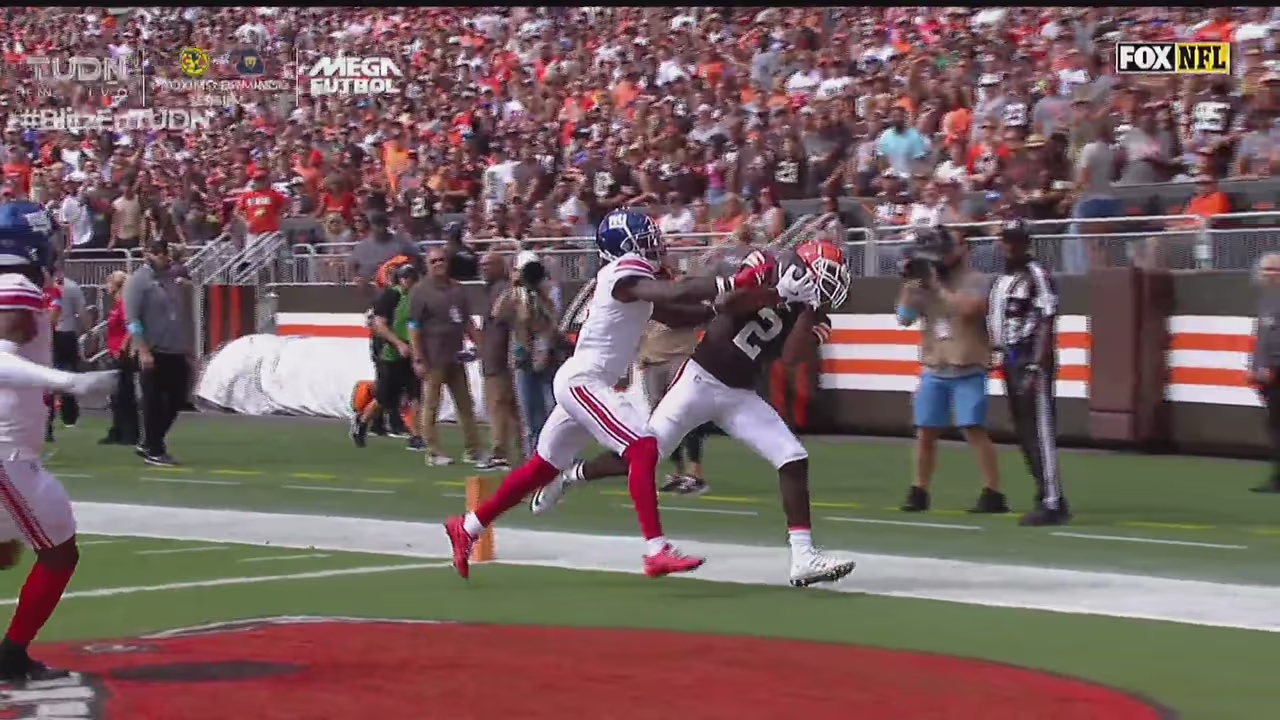 ¡Cómo hizo esa atrapada! Amari Cooper logra touchdown para Browns ...