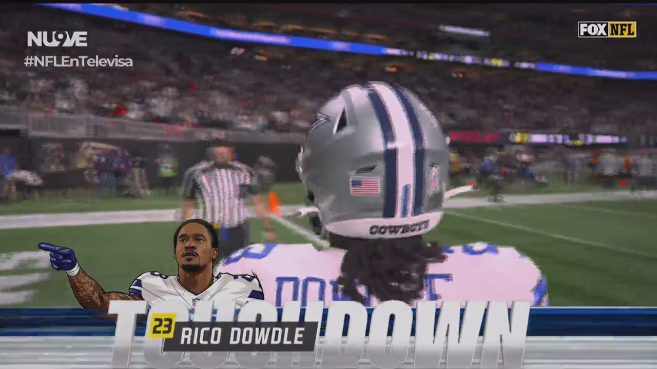 ¡Dallas responde con puntos! Increíble recepción de Dowdle | TUDN NFL ...
