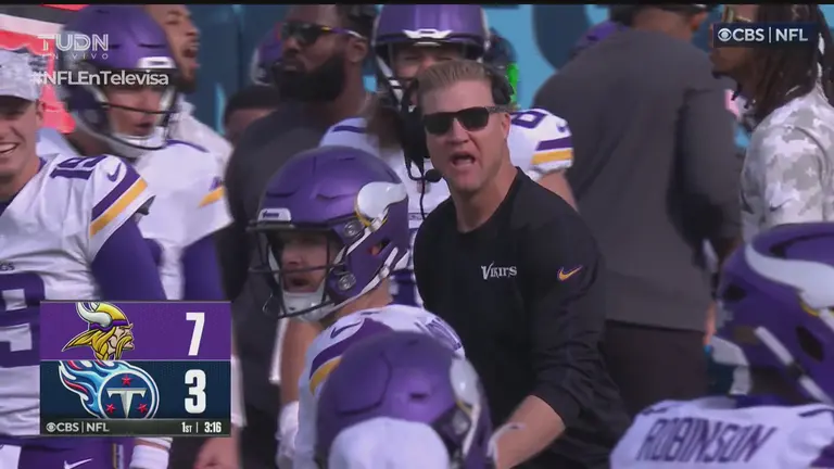 ¡Escapada de jordan Addison, touchdown de los Vikings! | TUDN NFL | TUDN