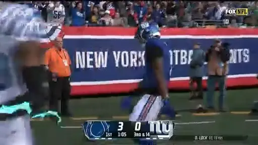 ¡Nabers logra touchdown de 31 yardas! Giants vence a Colts | TUDN ...