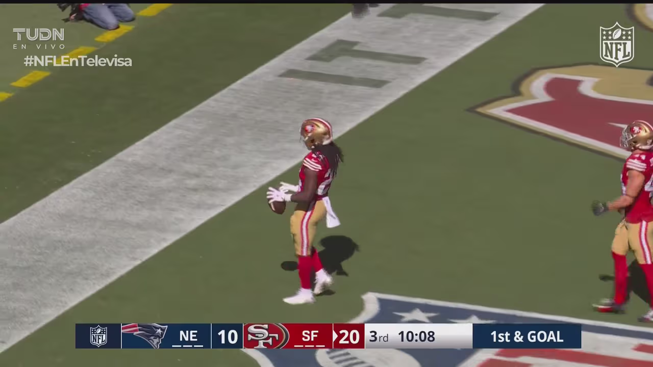 ¡Ni lo tocaron! Jordan Mason consigue el touchdown para los 49ers ...