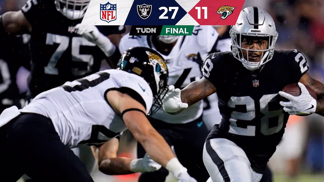 Raiders gana el tradicional juego del Salón de la fama | TUDN NFL | TUDN