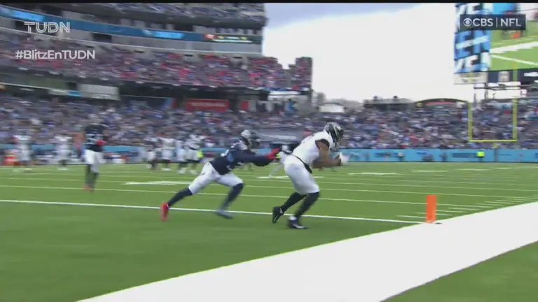 ¡Se acercan los Jaguars! Touchdown de Engram ante Titans | TUDN ...