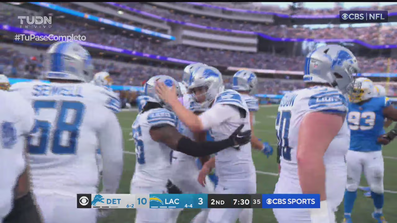 ¡TD Lions! Gibbs vuelve a romper el plano por tierra | TUDN NFL | TUDN