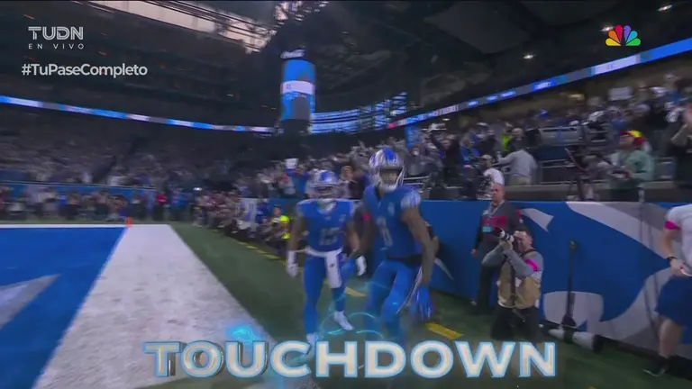 ¡TD Lions! Goff conecta con Reynolds en las diagonales | TUDN National Football League | TUDN