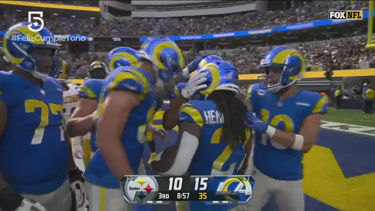 ¡TD y conversión Rams! Henderson anota y Kupp con dos puntos extra ...