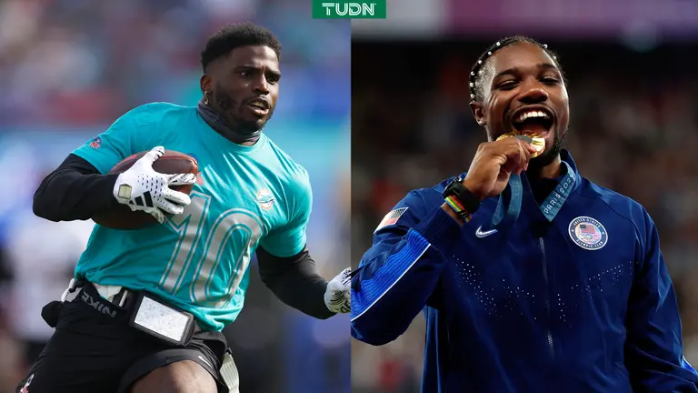 ¡Tyreek Hill lanza reto a Noah Lyles! “Yo le ganaría corriendo” | TUDN ...