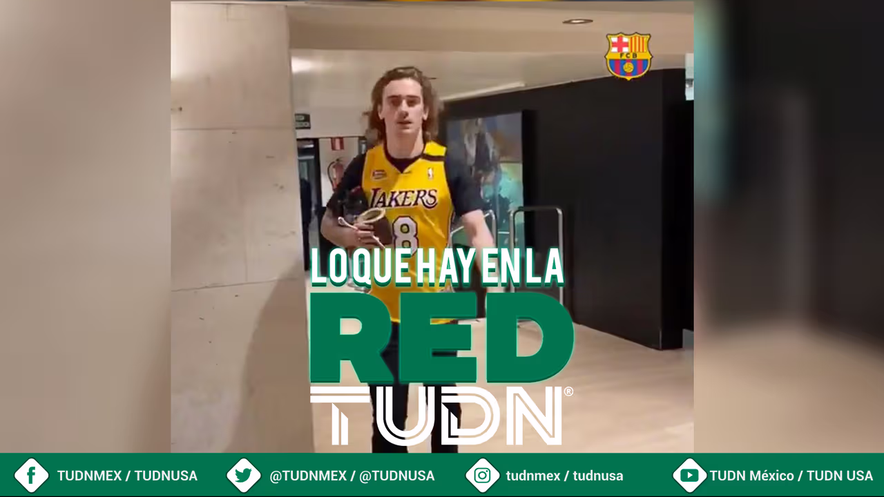 Griezmann rinde tributo a Kobe Bryant | TUDN NBA | TUDN