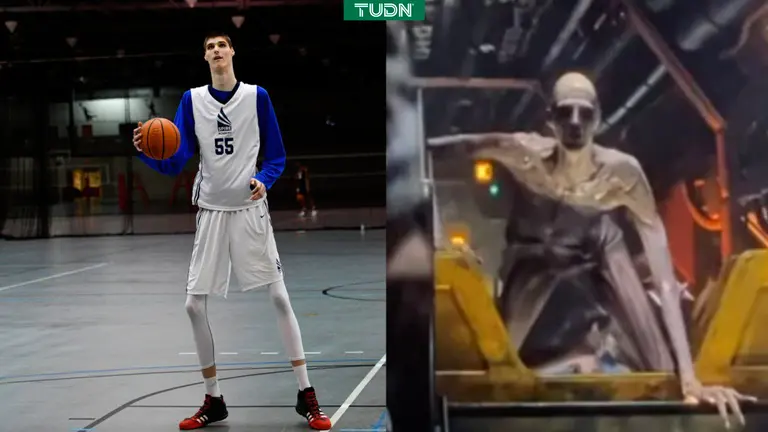 Jugador de basquetbol interpreta al aterrador Xenomorfo en Alien ...
