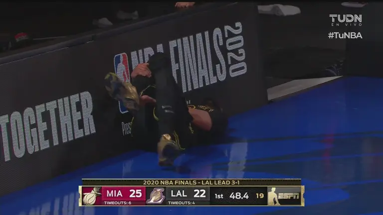 ¡No se ve nada bien! Anthony Davis se duele del talón | TUDN NBA | TUDN