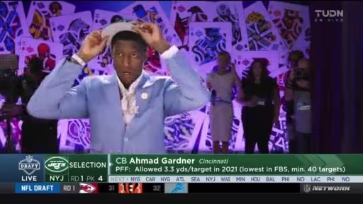¡Toca el cielo! Ahmad Gardner es el nuevo esquinero de los Jets | TUDN ...