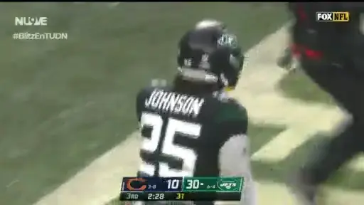 ¡Apesta a victoria! Ty Johnson rompe las tacleadas y hace el touchdown ...