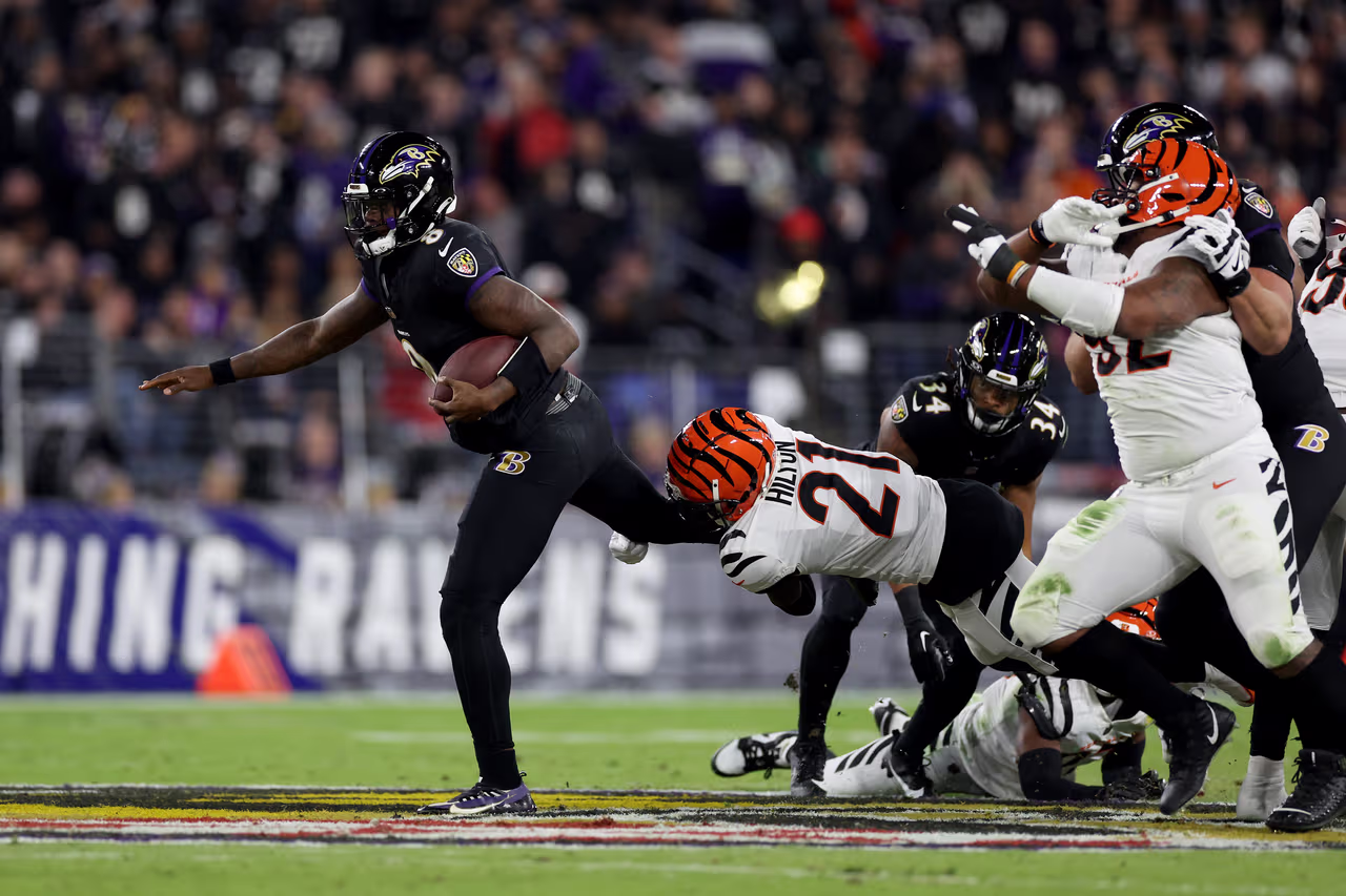 Baltimore Ravens dejan tocados a unos Bengals que pierden a Joe Burrow ...