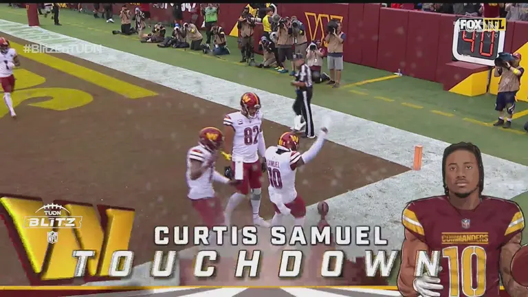Histórico touchdown de los Washington Commanders | TUDN National ...