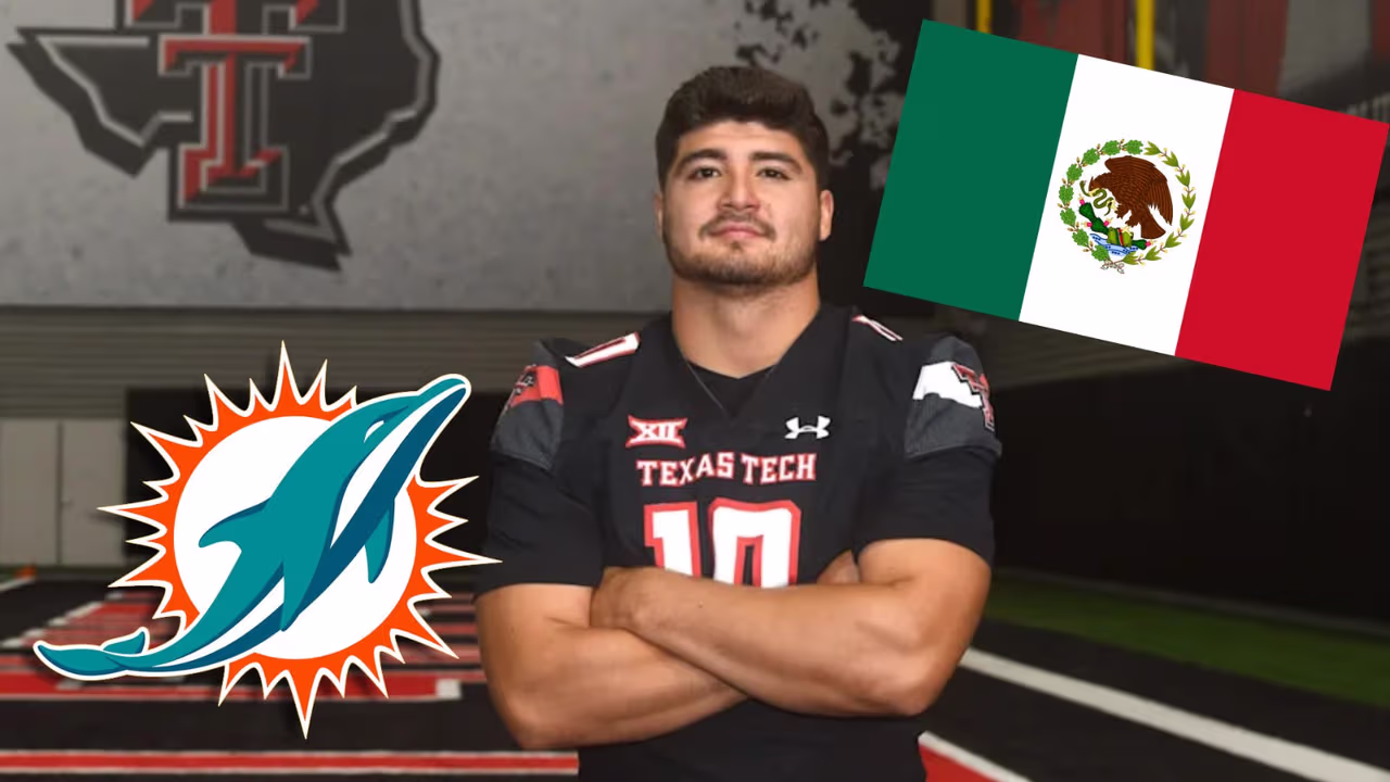 Jacob Rodríguez llega a Miami Dolphins procedente de Texas Tech | TUDN ...