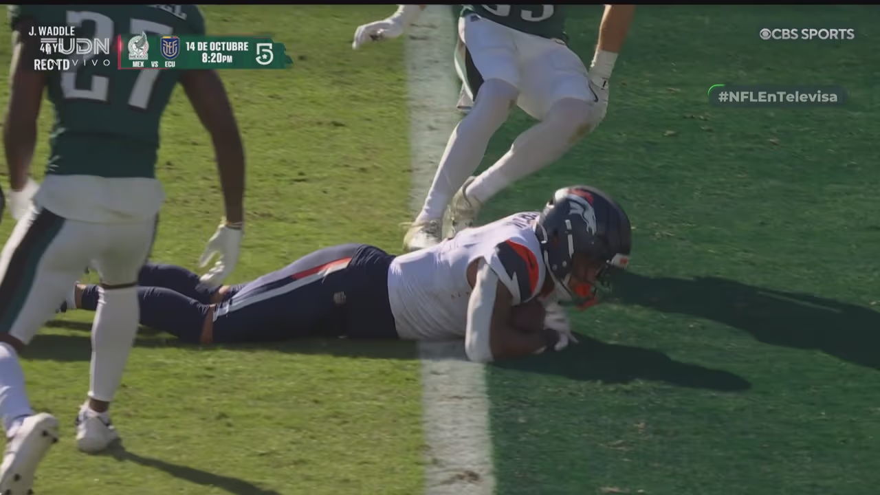 ¡Juegazo! Bo Nix tiene touchdown con Engram y remontan a Eagles | TUDN ...
