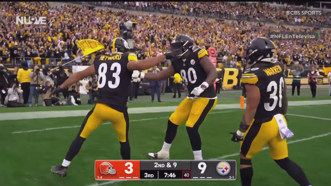 ¡La vieja confiable! Rodgers tiene touchdown con Connor Heyward | TUDN ...